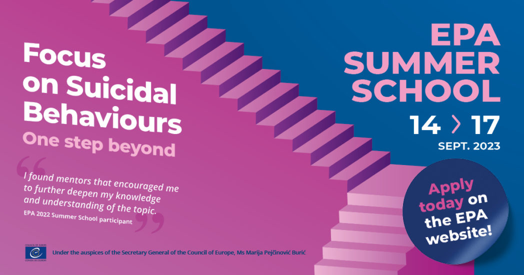 Applications for the EPA 2023 Summer School are now officially open ...