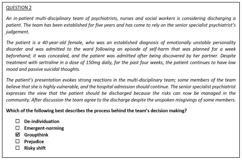 European Board Examination in Psychiatry - European Psychiatric Association